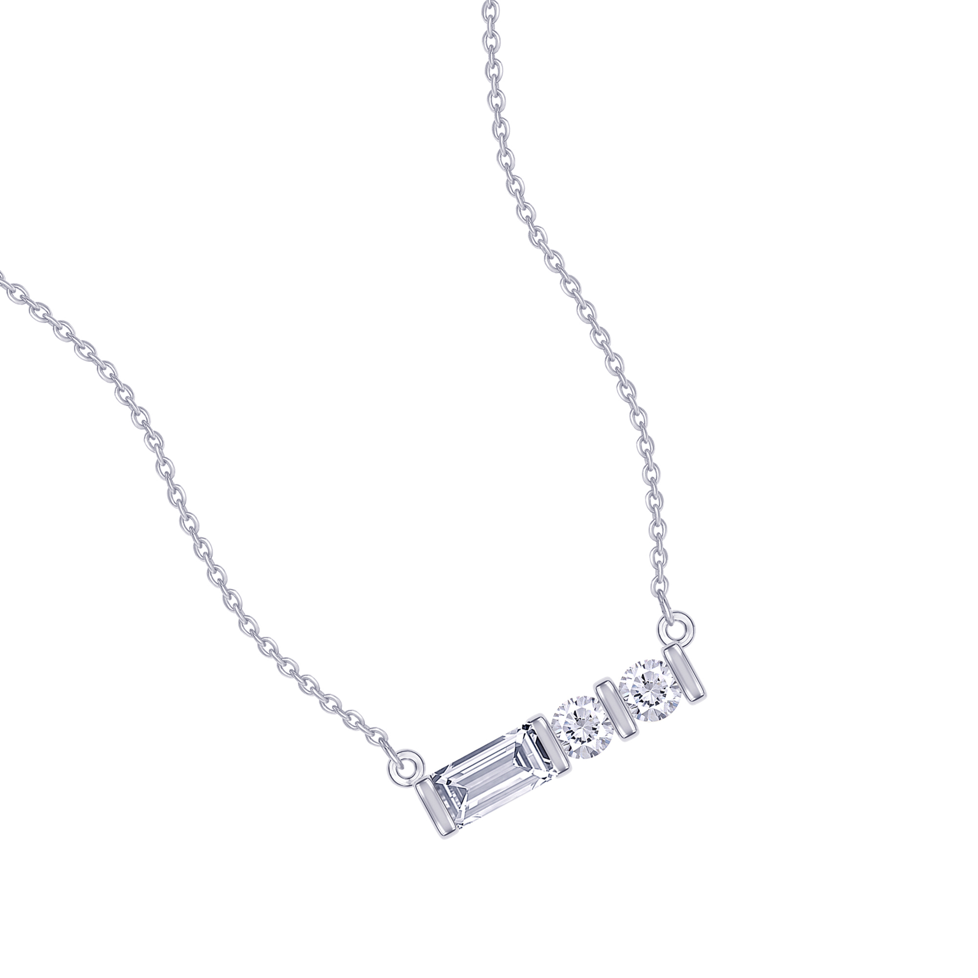 One-of-a-kind morse code 'initial d' diamond pendant in 18ct white gold ...