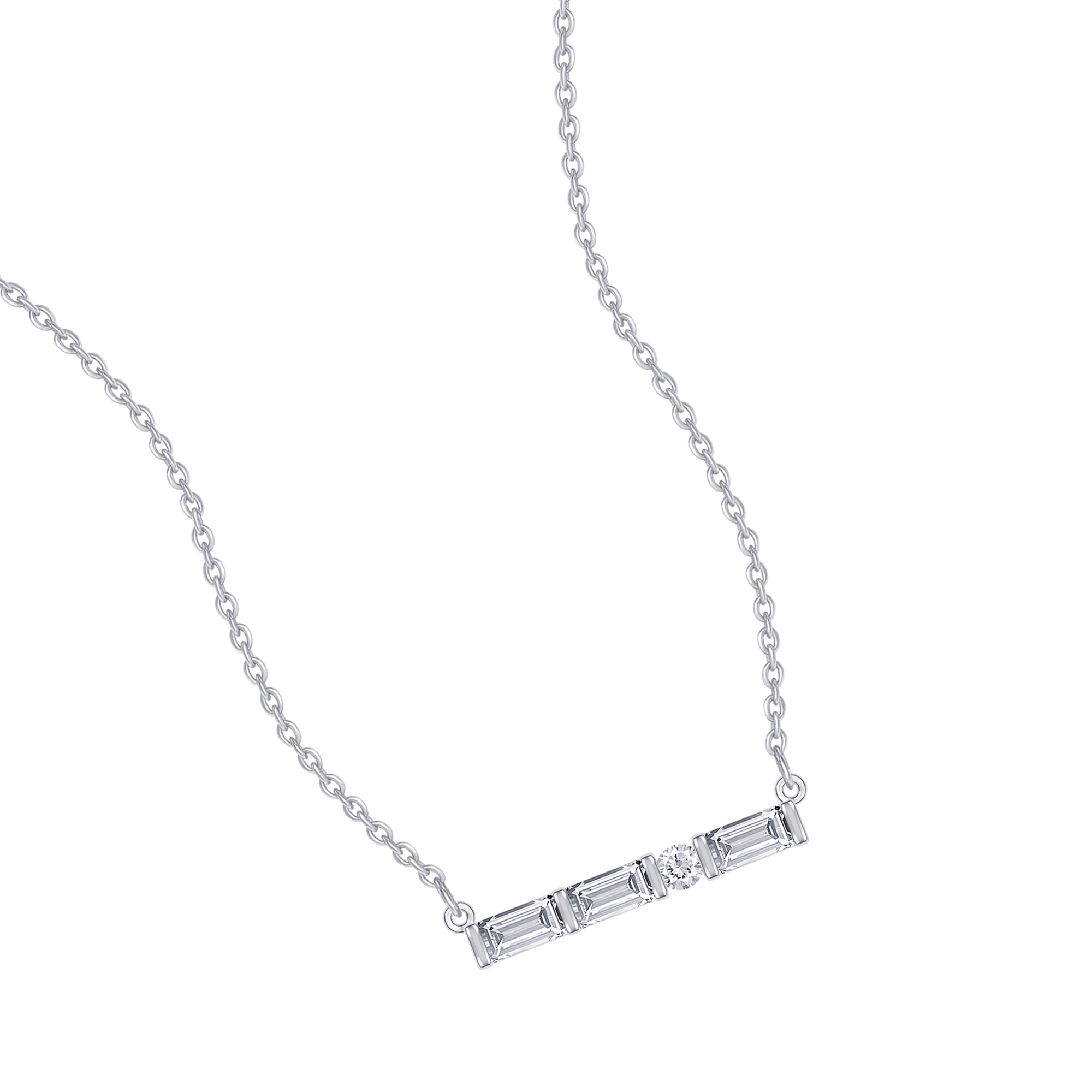 One-of-a-kind morse code 'initial q' diamond pendant in 18ct white gold ...
